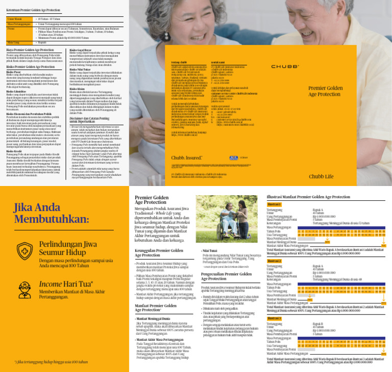 Premier Golden Age Protection - PT Chubb Life Insurance Indonesia ...