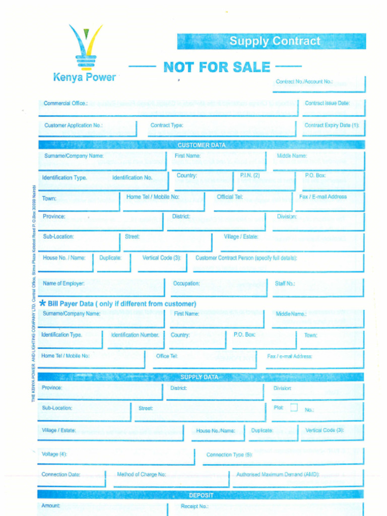 Supply KPLC Contract | PDF