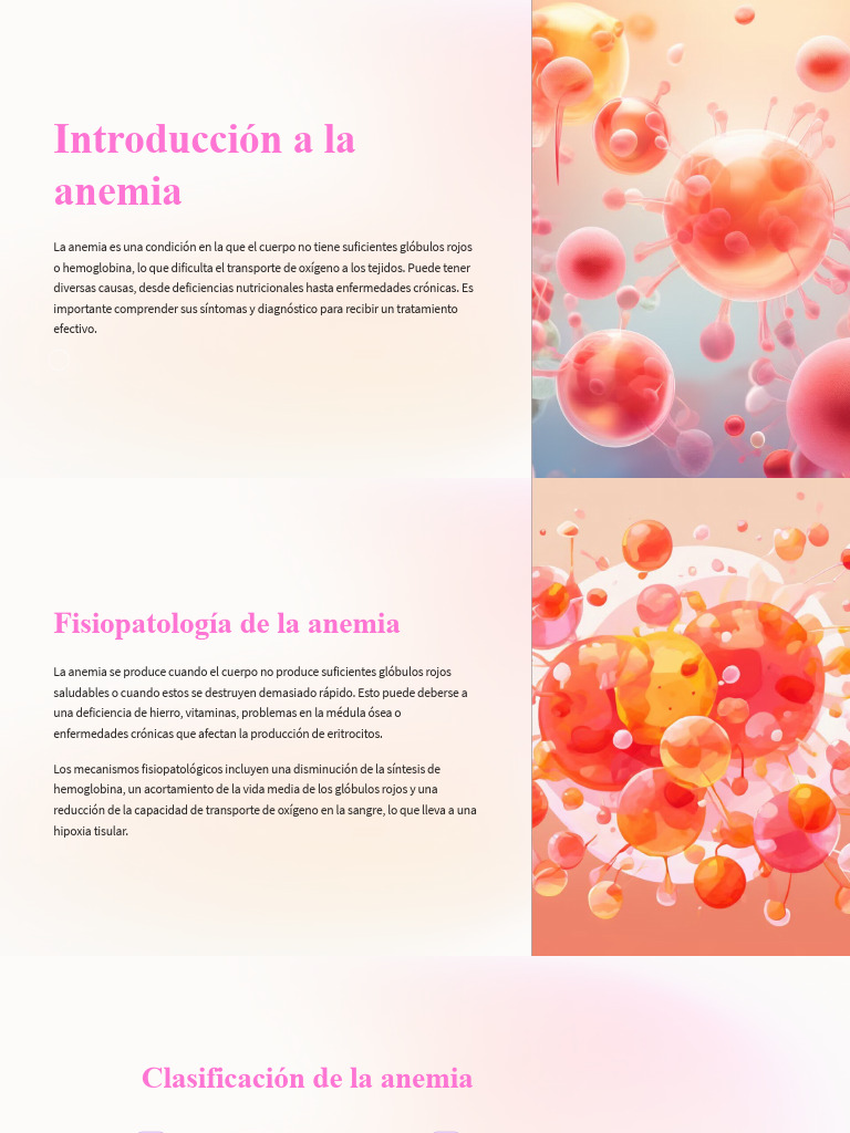 Anemia Exposición | PDF | Anemia | Glóbulo rojo