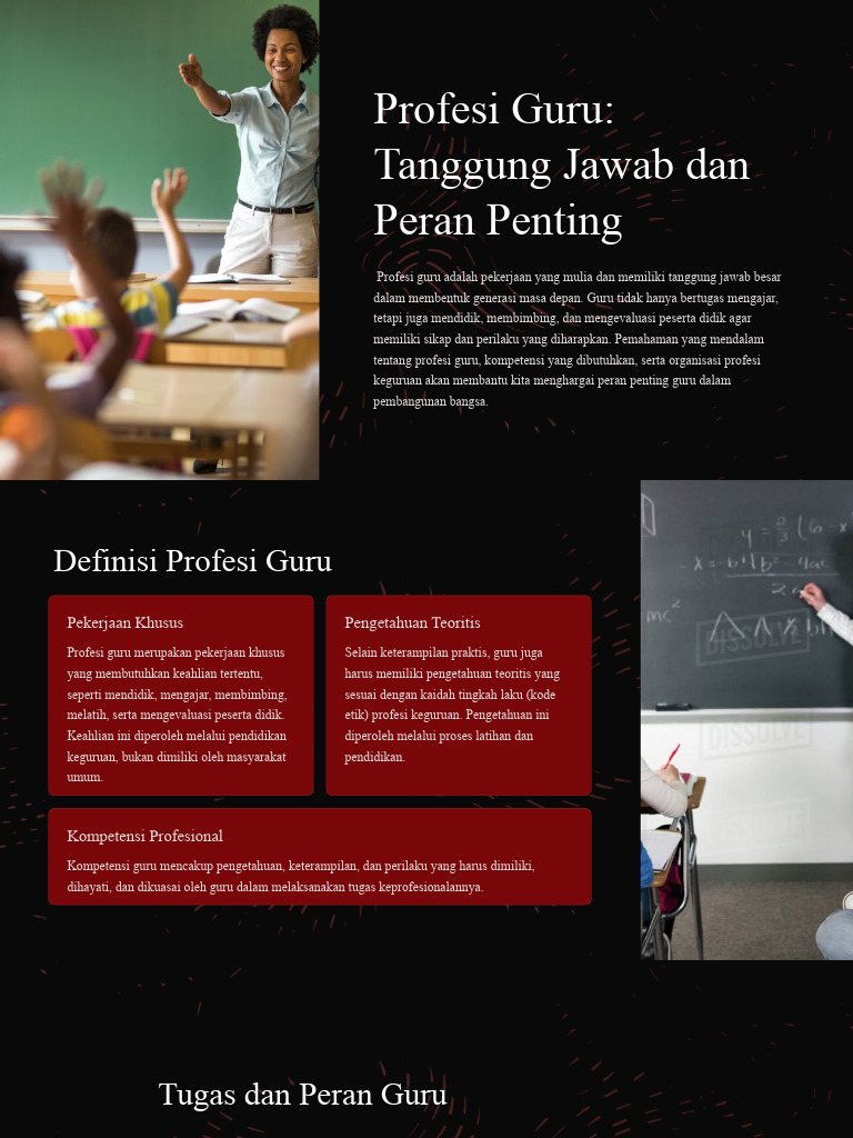 Profesi Guru Tanggung Jawab Dan Peran Penting | PDF Profesi Guru Tanggung Jawab Dan Peran Penting | PDF