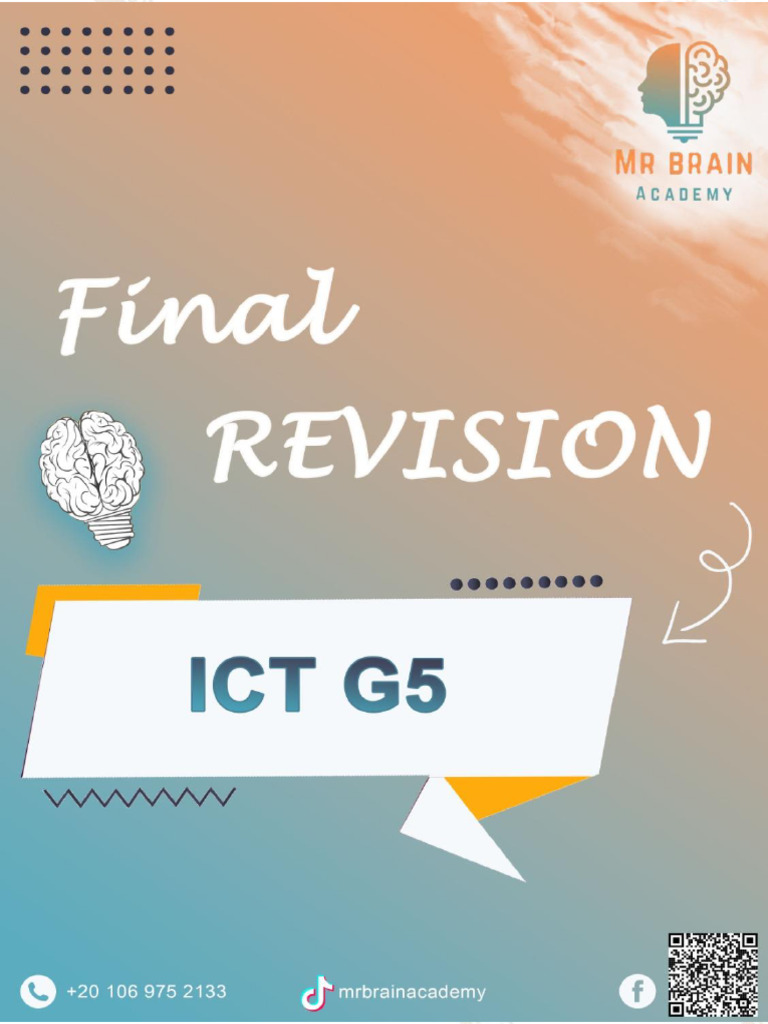 ICT G5 - Final Rev | PDF | Microsoft Word | Microsoft Excel