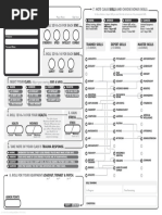 Mothership Character Sheet v5.12 | PDF