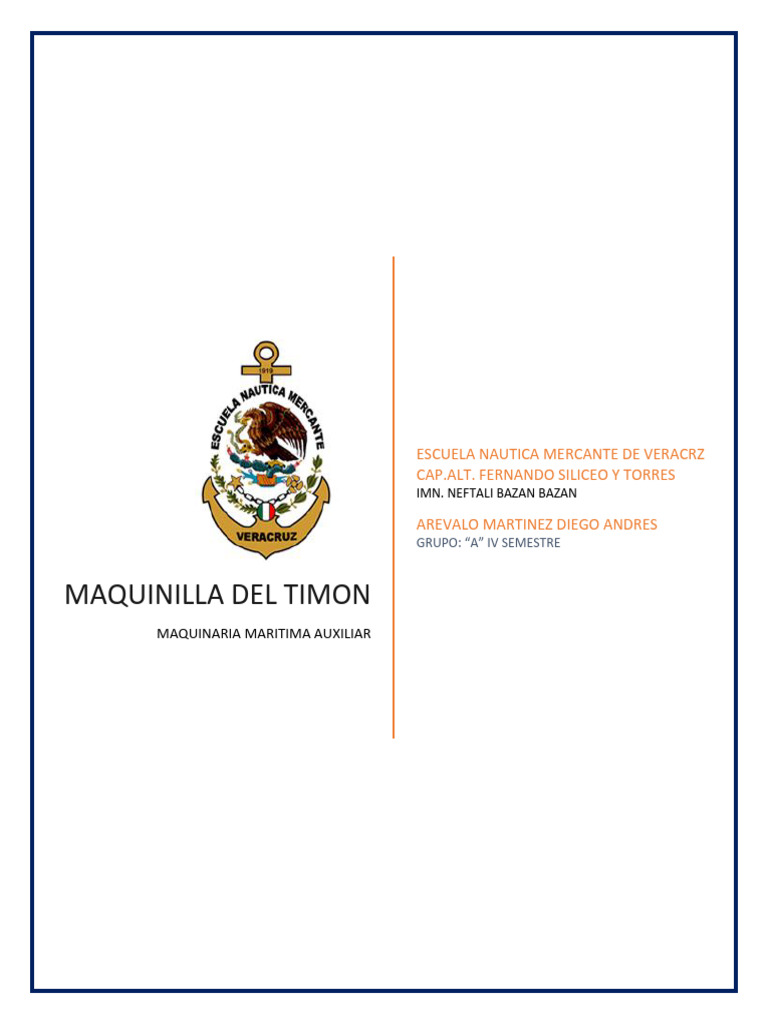 Componentes y Funciones del Timón de Barco | PDF | Timón | Hélice