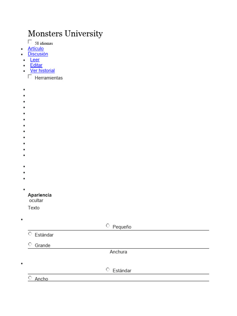 Monsters University | PDF