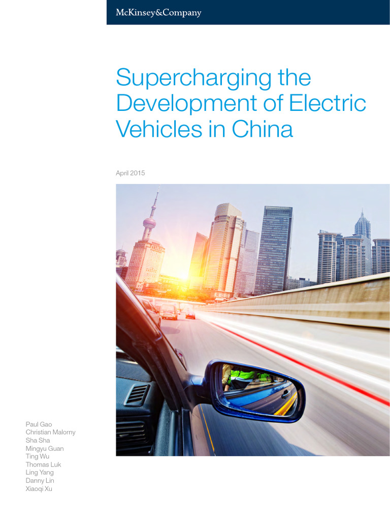 Supercharging The Development of Ev in China | PDF | Electric Vehicle ...