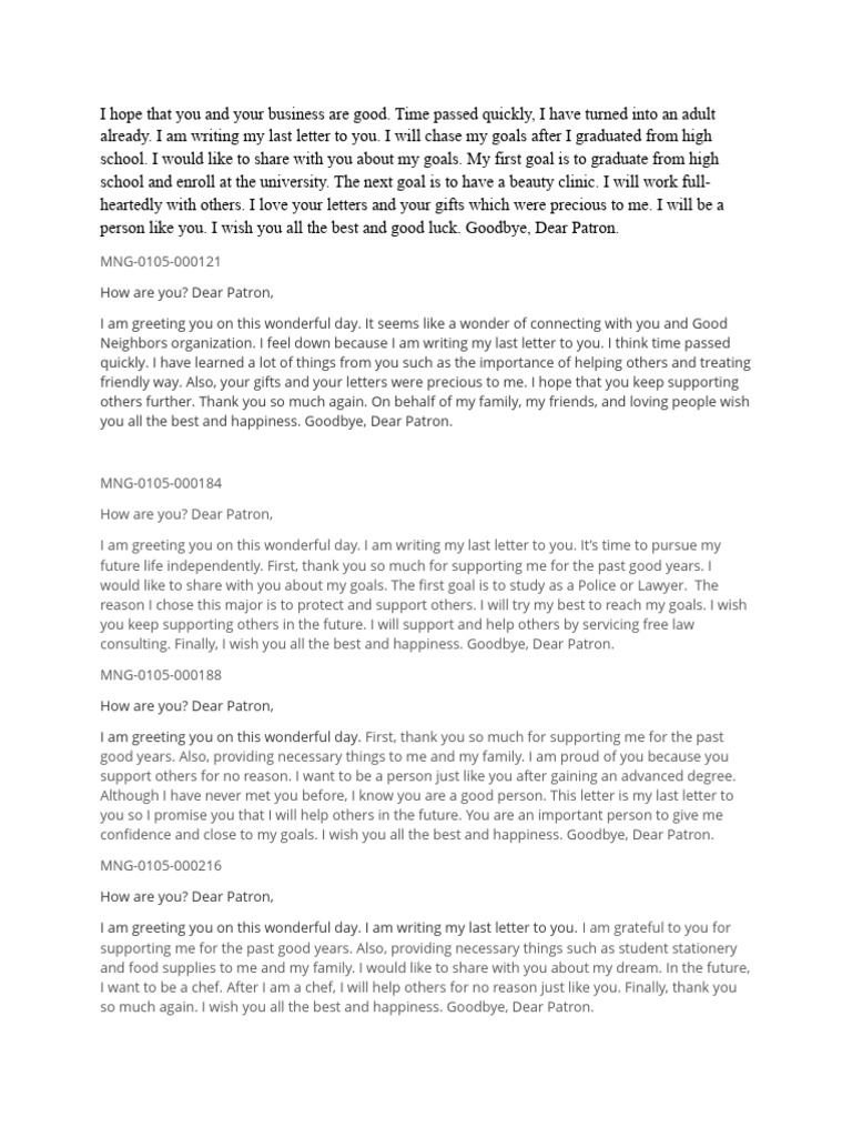 letters | PDF