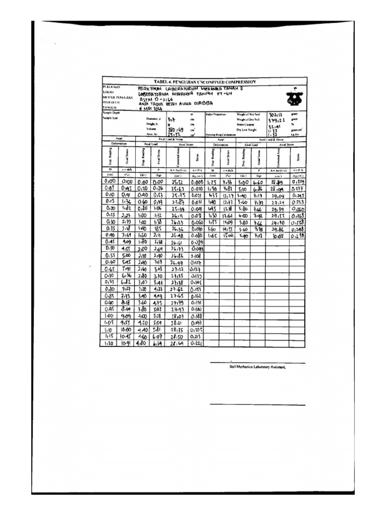 Data Uct Andi Tasha | PDF