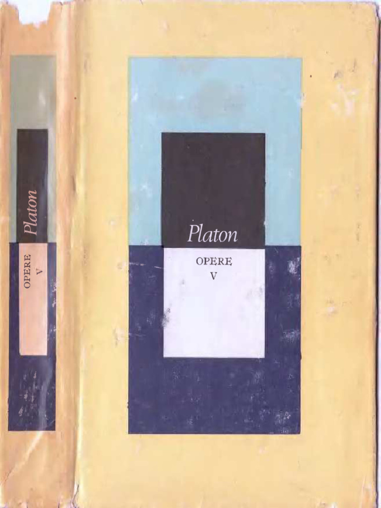 Platon Opere V | PDF