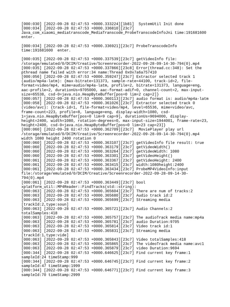 Trace | PDF | Codec | Data Compression