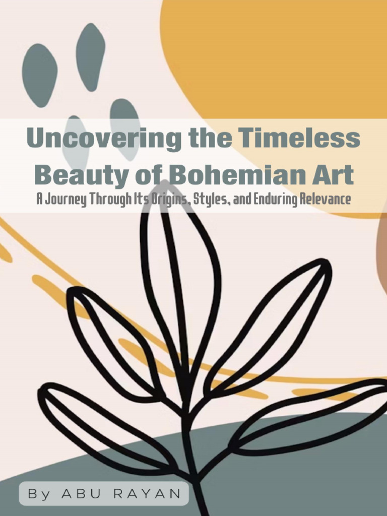 Bohemian Art: A Timeless Journey | PDF | Realism (Arts) | Impressionism