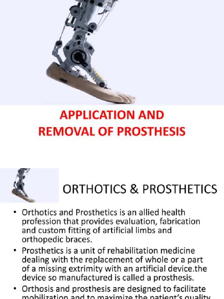 Prosthesis | PDF