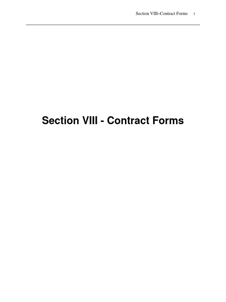 1contract Forms | PDF | Guarantee | Employment