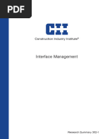 Construction Interface Management Guidebook | PDF | Project Management ...