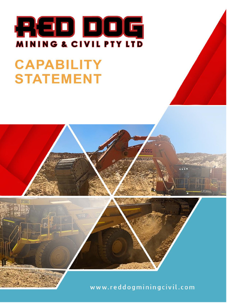 RED DOG MINING-Capability-Statement R4 | PDF | Mining | Mathematical Optimization