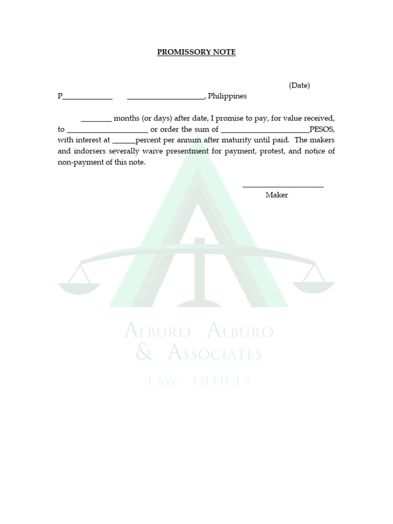 06-PROMISSORY-NOTE | PDF