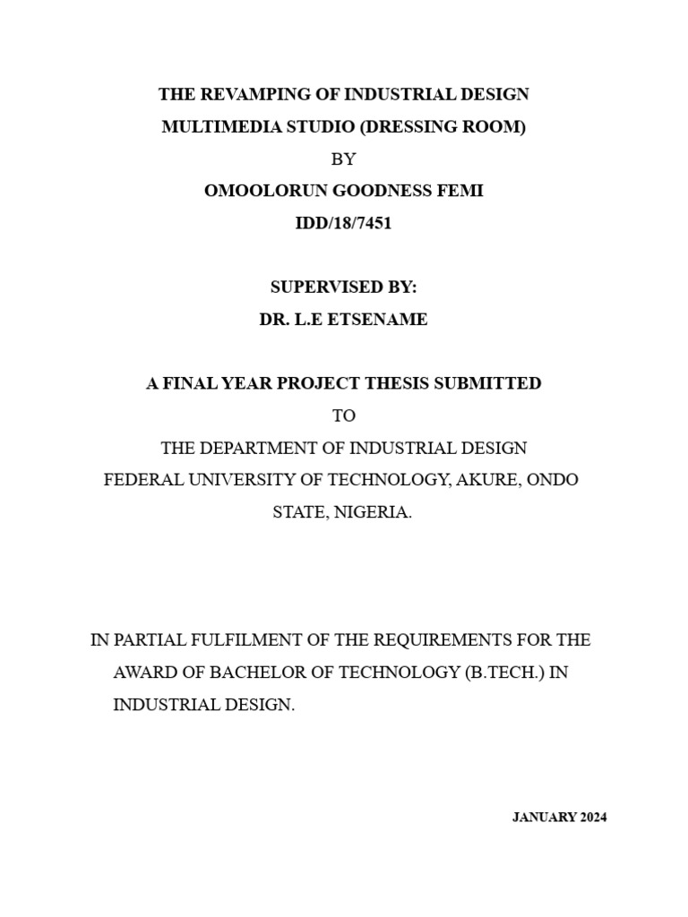GDX FINAL FINAL YEAR REPORT | PDF | Multimedia | Renovation