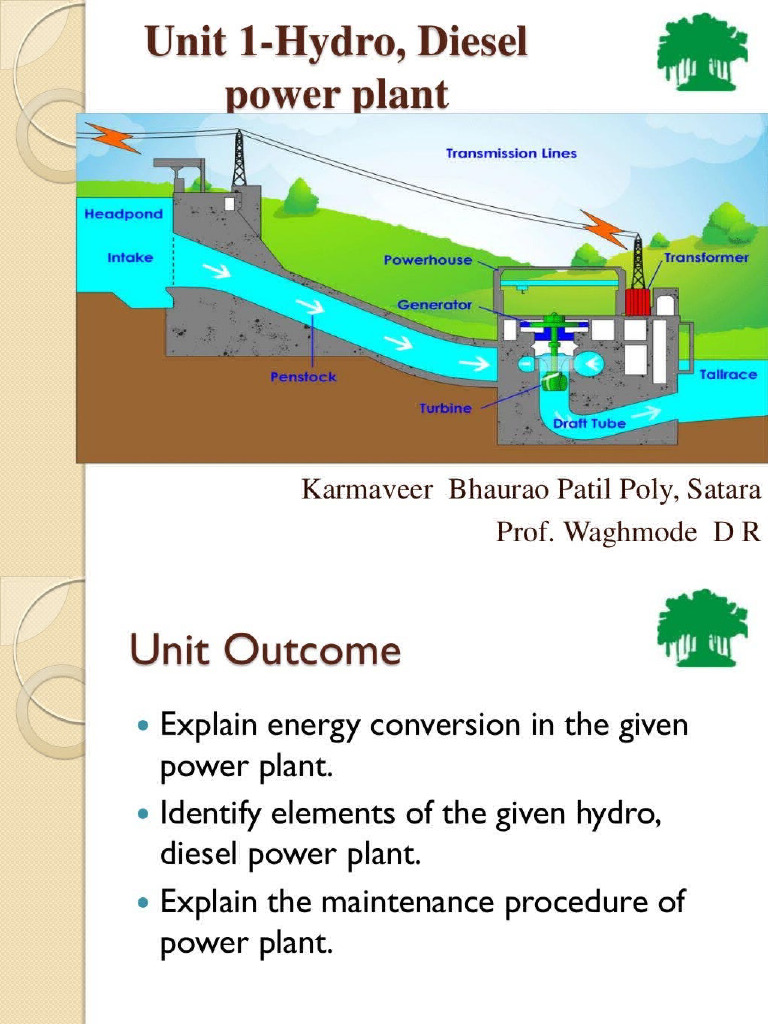 Unit 1 Introduction To Power Plants 1 238692943 | PDF
