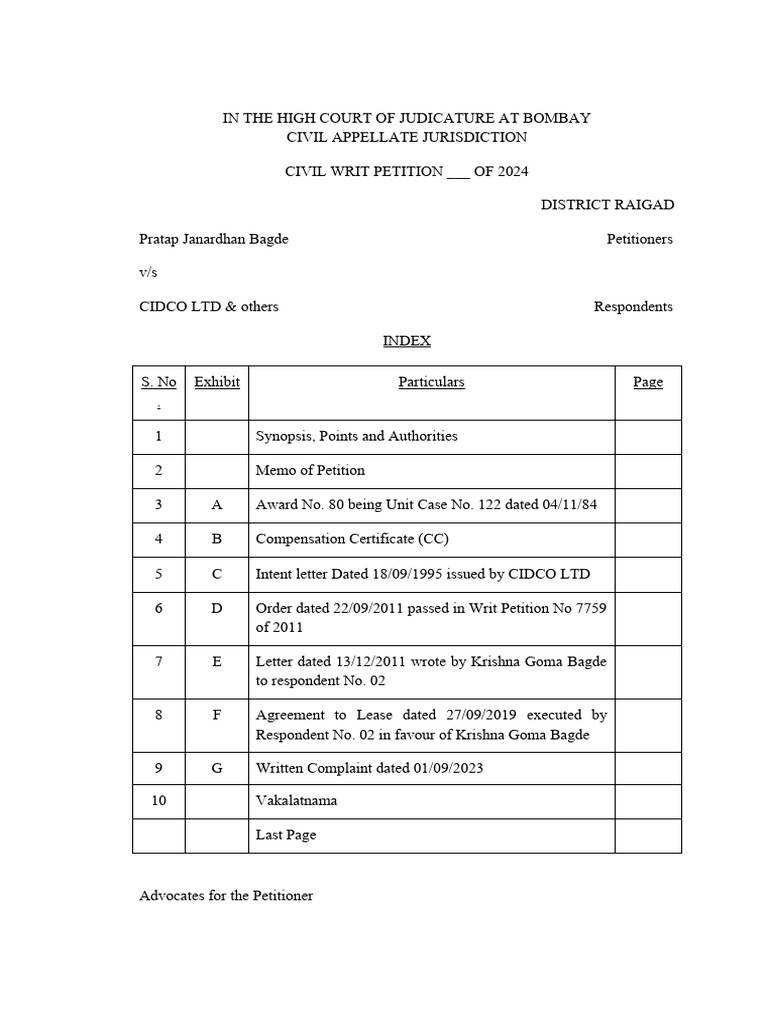 Writ Petition - v6 | PDF | Judiciaries | Separation Of Powers