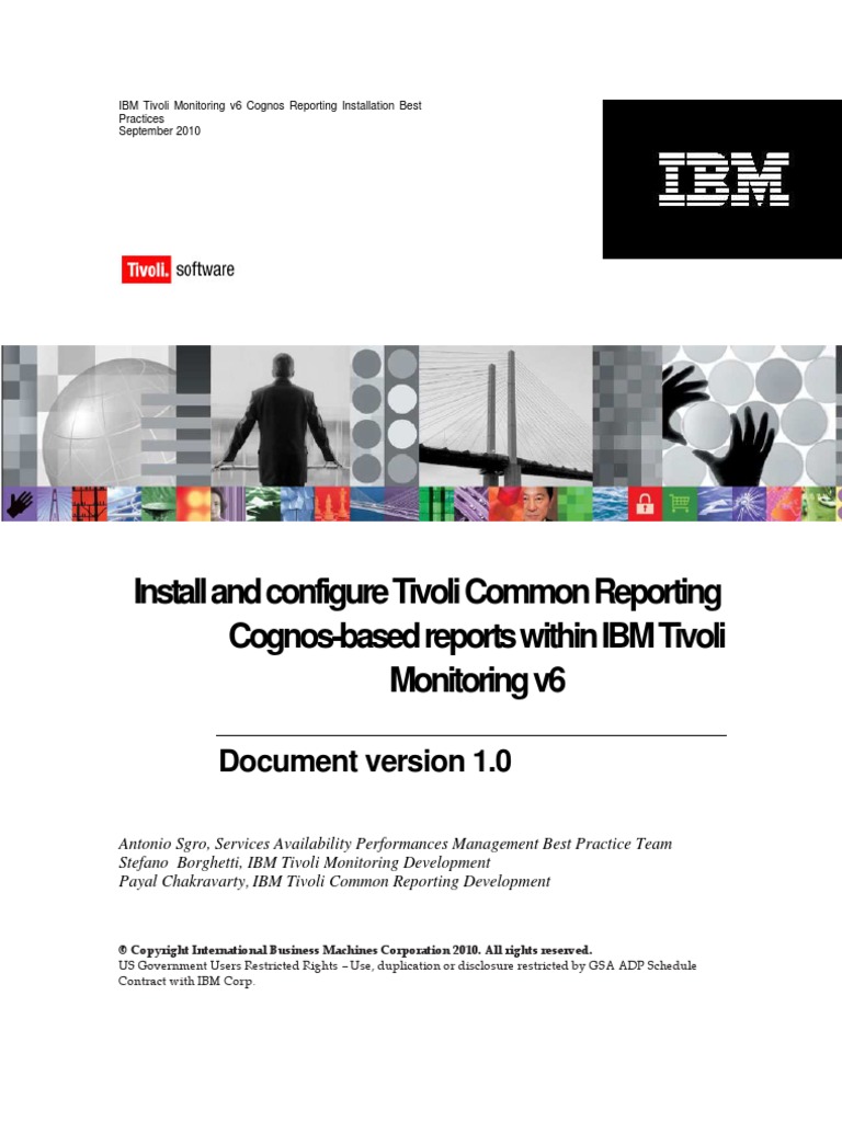 IBM Tivoli Monitoring v6 Cognos Reporting Installation Best Practices | PDF