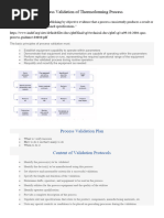 Template For Process Validation Protocol | PDF | Verification And ...
