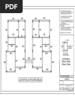 Layout Plan of Lintel Beam | PDF