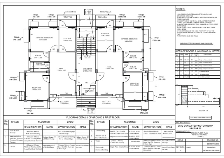 Flooring Plan | Download Free PDF | Stairs | Tile