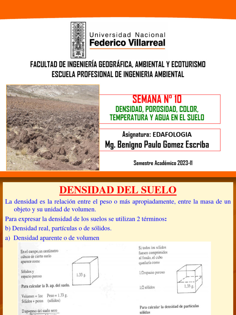 Eda 2023 Densidad Color Agua Temperatura EPIA | PDF | Suelo | Agua