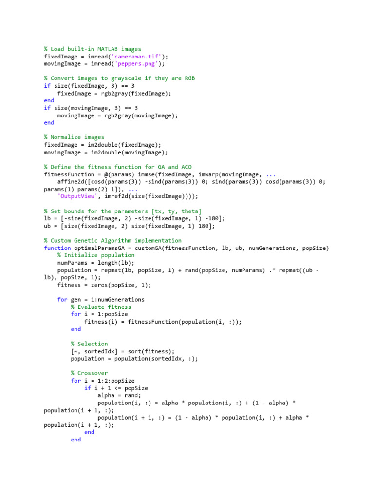 Image Reistration | PDF | Computer Science | Computer Programming