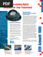 Compass Swing Procedure | PDF | Magnetometer | Compass