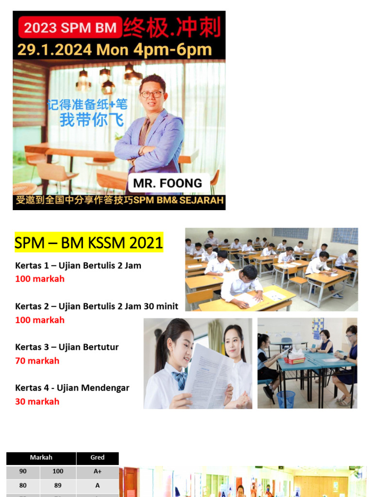Pecutan Terakhir SPM BM 2023 | PDF