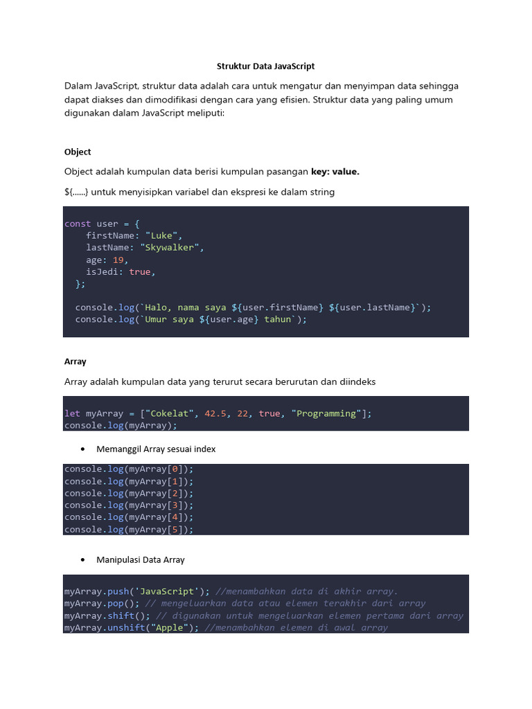 Struktur Data | PDF | Metode & Bahan Ajar | Komputer