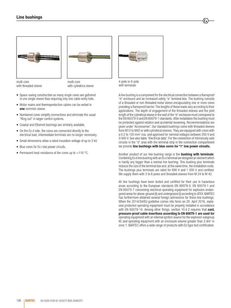 Line Bushings: One Common Sleeve | PDF | Electrical Engineering ...
