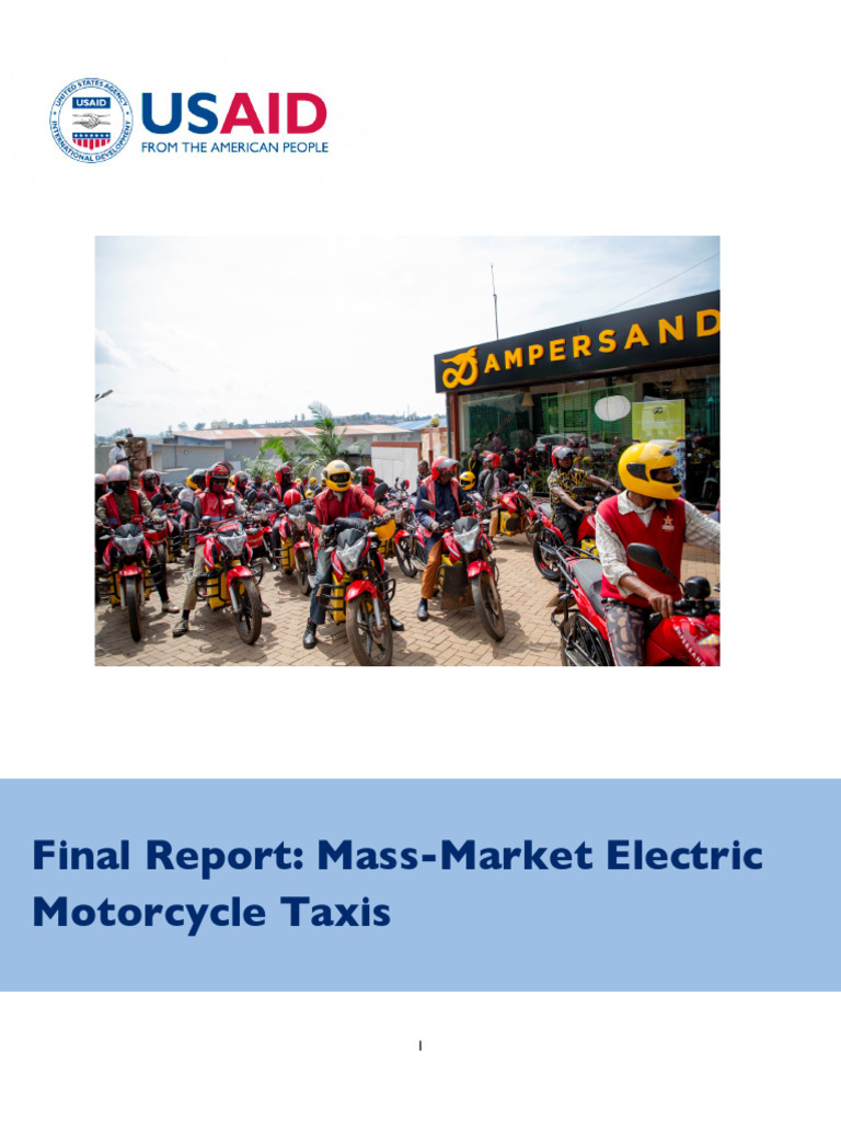 Ampersand USAID Report | PDF | Motorcycle | Climate Change Mitigation