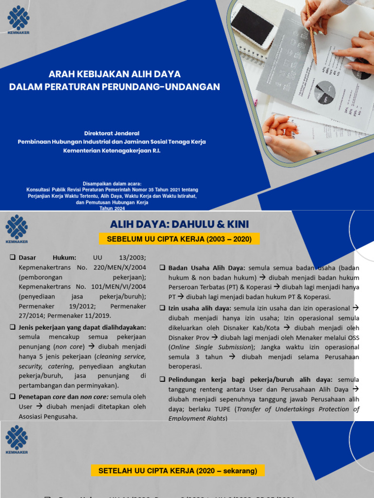Revisi PP 35/2021 tentang Alih Daya | PDF | Pengelolaan Keuangan & Uang