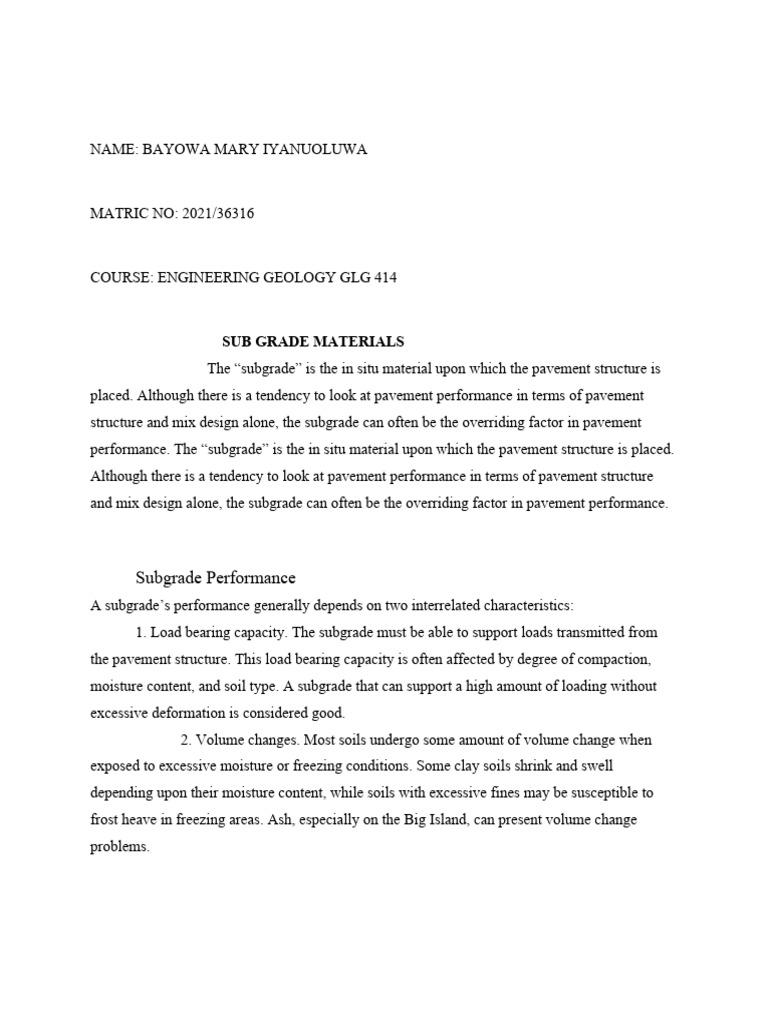 Engineering 2 | Download Free PDF | Rock (Geology) | Pascal (Unit)