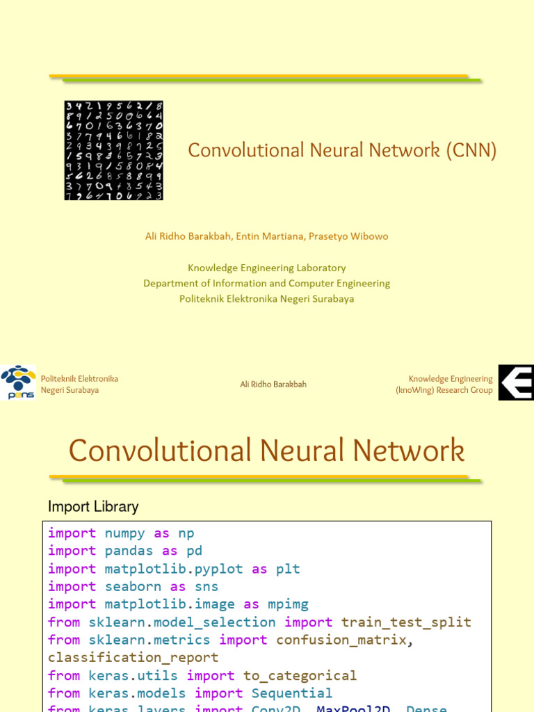 Convolutional Neural Network (Praktikum) | PDF | Accuracy And Precision | Statistical Classification