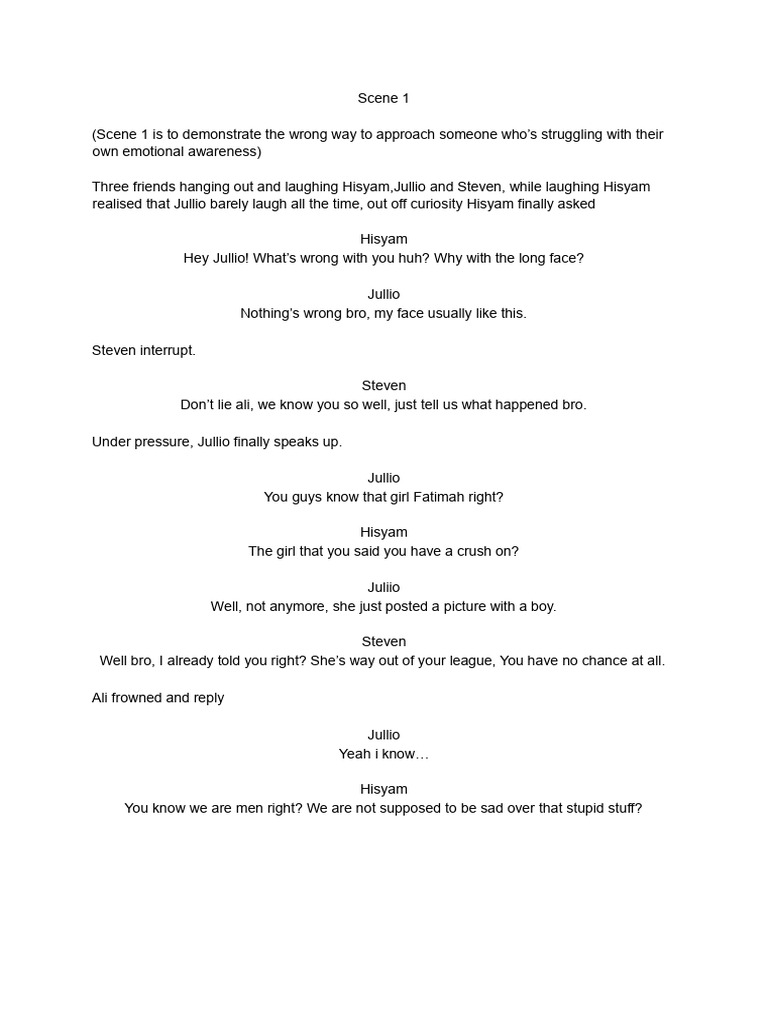 Emotional Awareness Video Script New | PDF