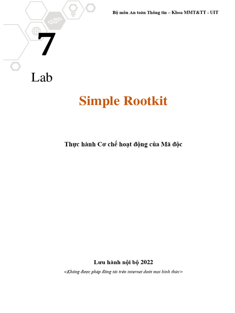 Lab 7 - Simple Rootkit | PDF