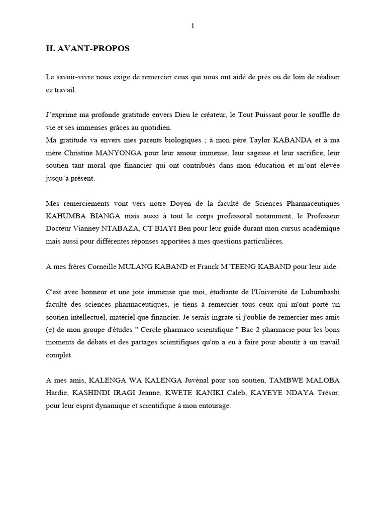 Ii. Avant-Propos | PDF | Vaccination | Pédiatrie