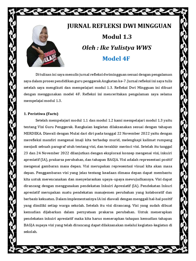 JR Dwi Mingguan Modul 1.3 - Ike Yulistya | PDF