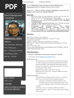 Disha Bhanushali Resume 2024 PDF | PDF | Communication | Marketing