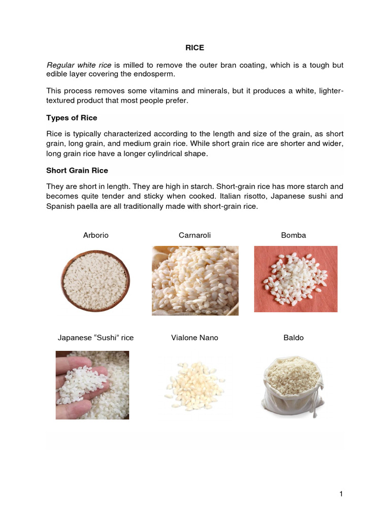 Rice | PDF | Rice | Cooking