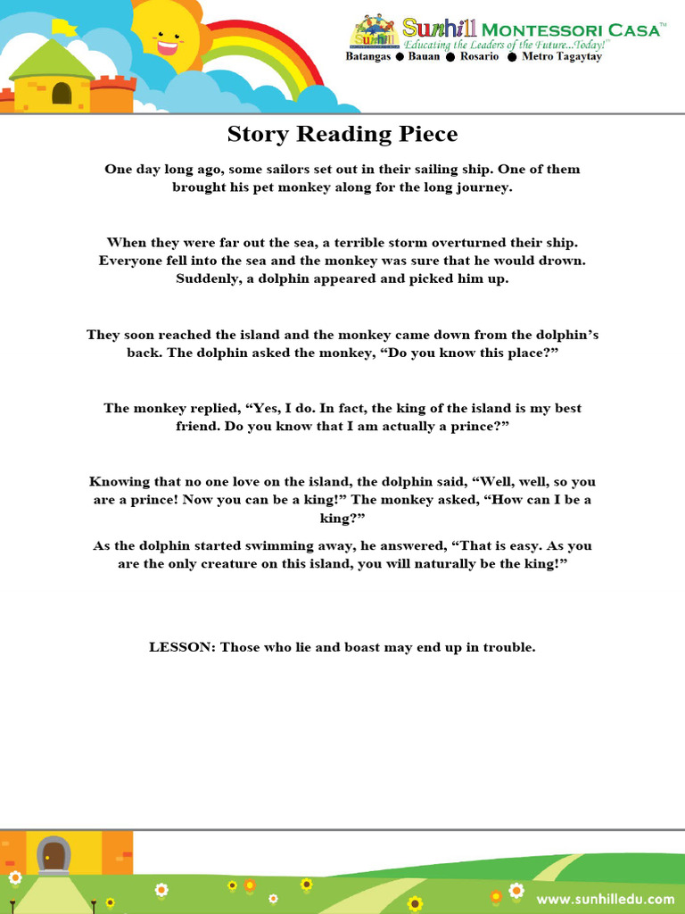 Story Reading Piece | PDF