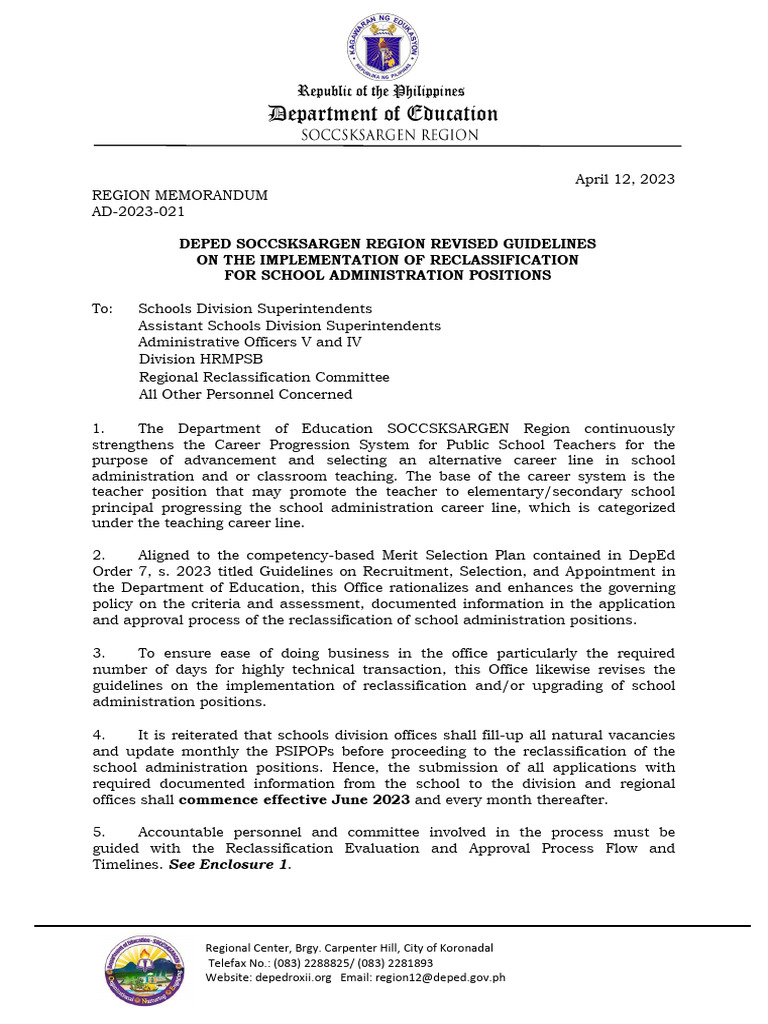 Region-Memorandum-AD-2023-021-REVISED-GUIDELINES-ON-RECLASSIFICATION-OF ...