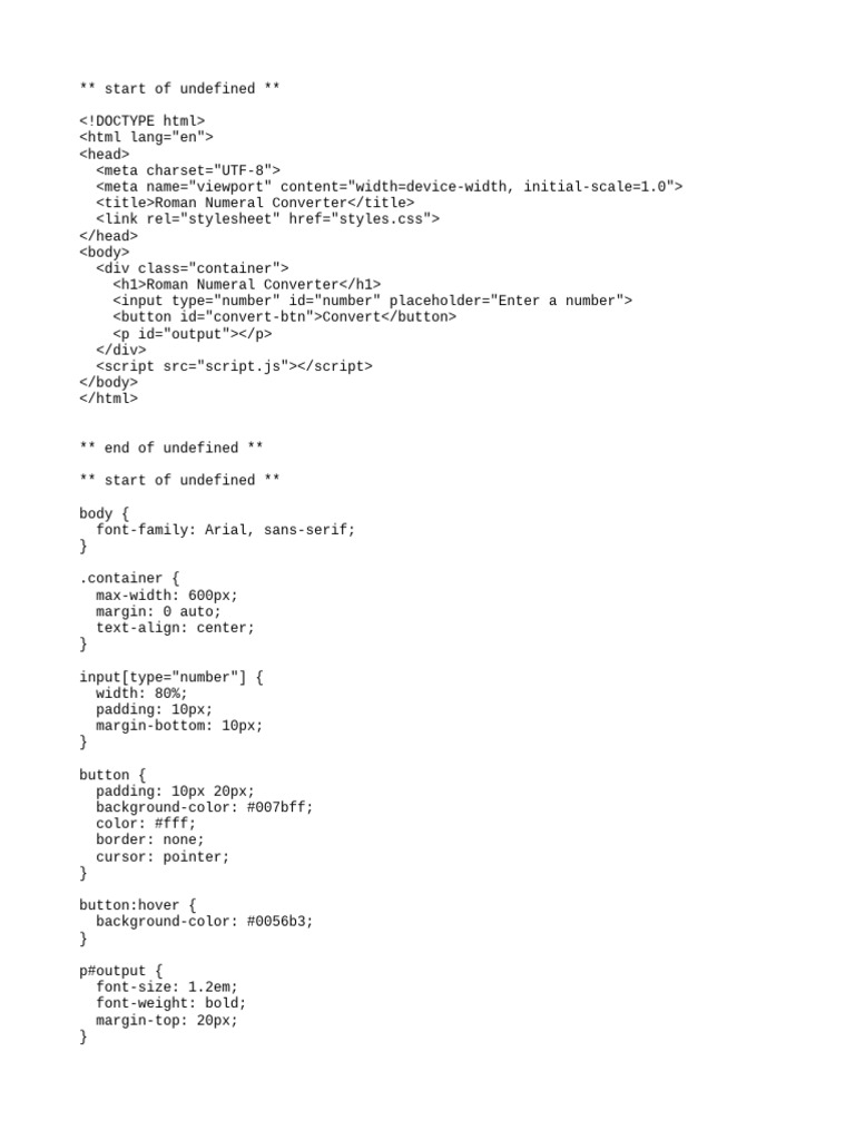 Build A Roman Numeral Converter | PDF | Computers Build A Roman Numeral Converter | PDF | Computers