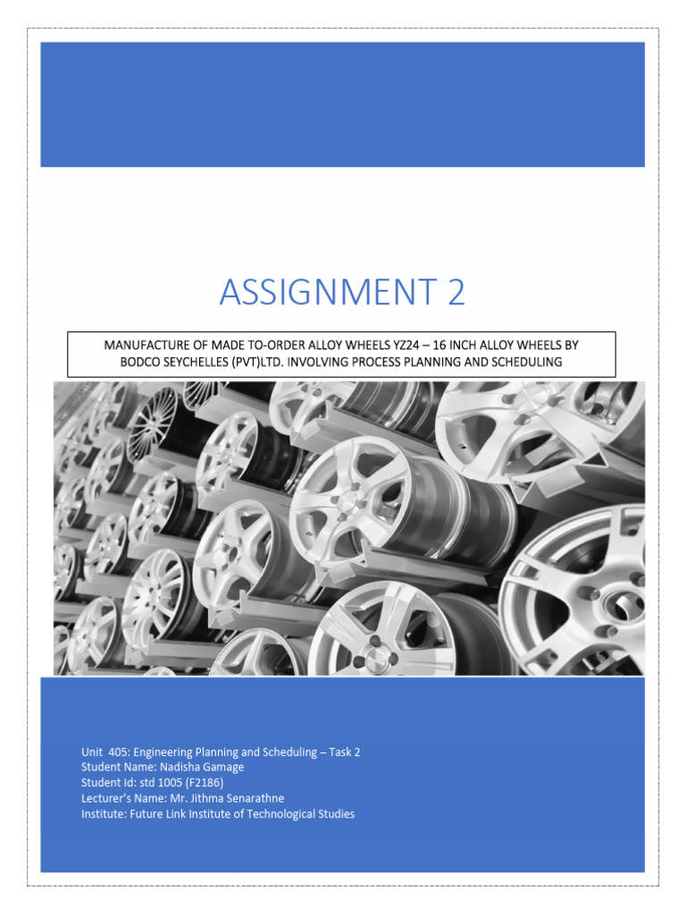 Asignment On Engineering Activity | PDF | Automation | Heat Treating