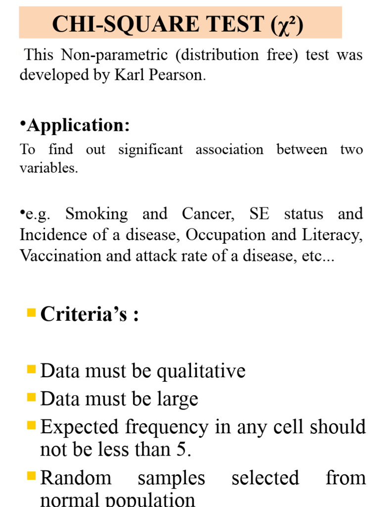 Chi Square Test | Download Free PDF | Chi Squared Test | Statistical ...