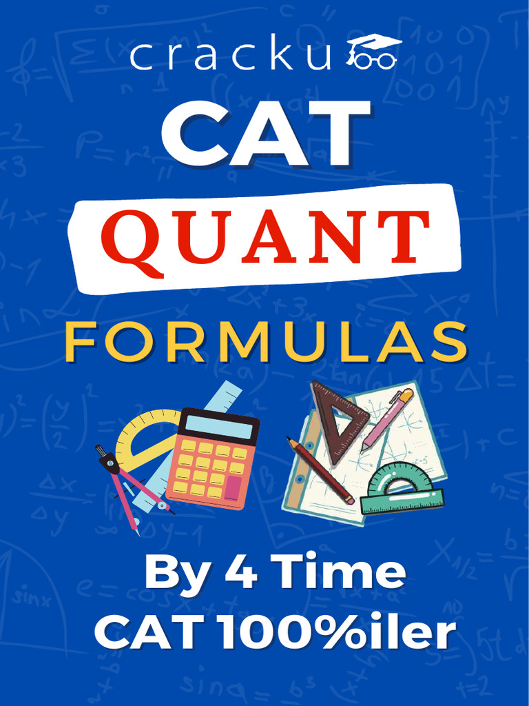 CAT Formulas Complete PDF | PDF | Equations | Ratio