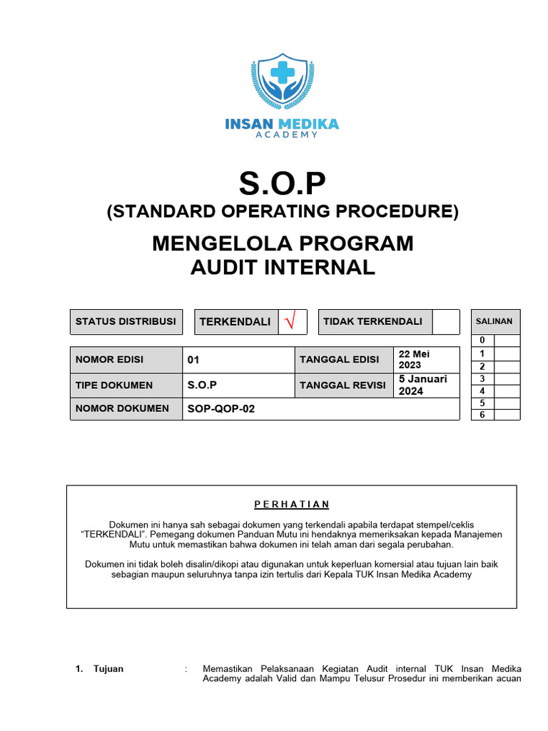 Mengelola Program Audit Internal | PDF