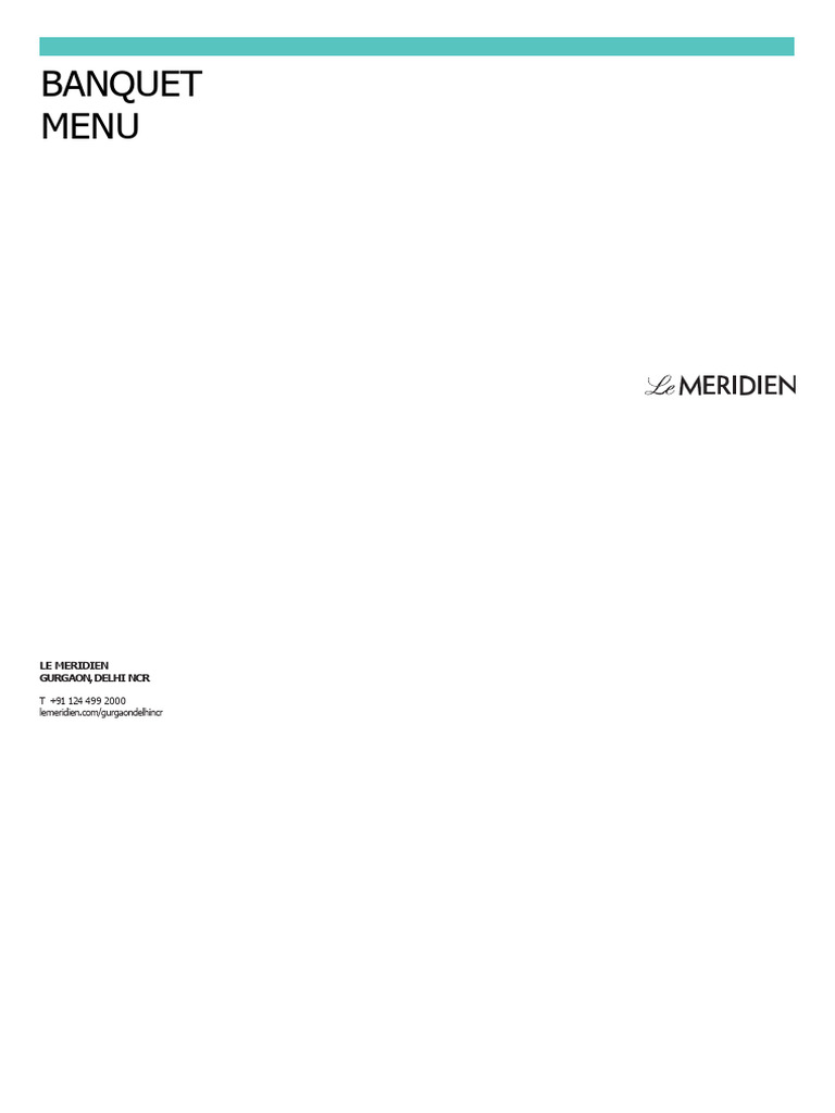 Banquet Food Menu Selector - LMG | PDF | Thai Cuisine | Salad